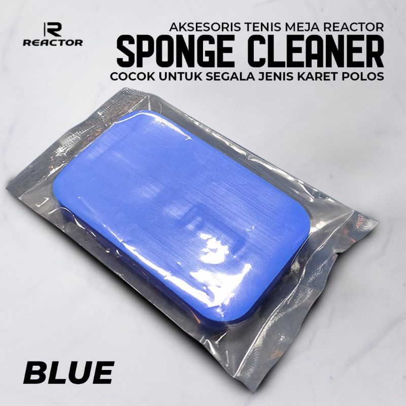 Jual SPONGE PEMBERSIH KARET TENIS MEJA REACTOR BIRU ORIGINAL | Shopee ...