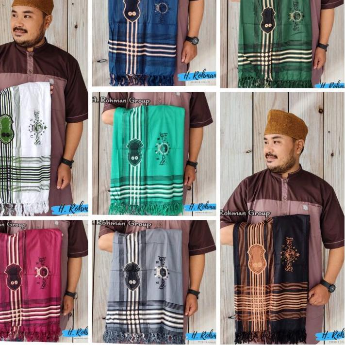 Jual Trend! Sorban Ridak Arida Motif Logo NU s kombinasi Trompah Serban ...