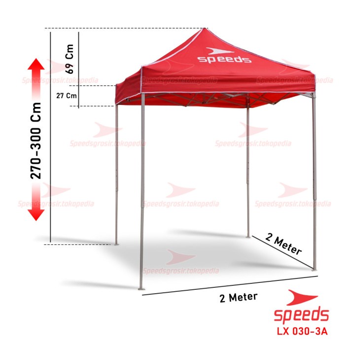 Jual Tenda Lipat ( 2 X 2 M) Tenda Bazar Pameran Tenda Jualan Otomatis ...