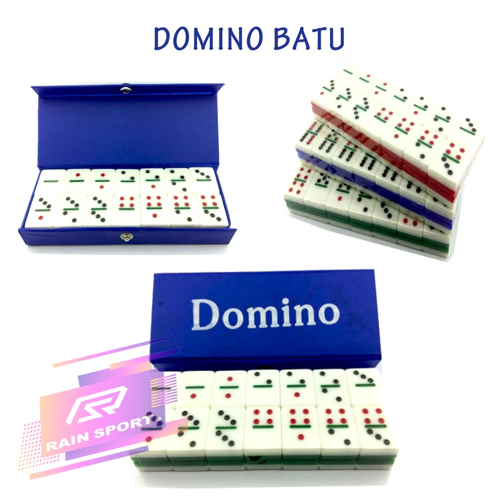 Jual Domino Batu + Tas Gaple Balok Akrilik Dam Mahjong Game | Shopee ...