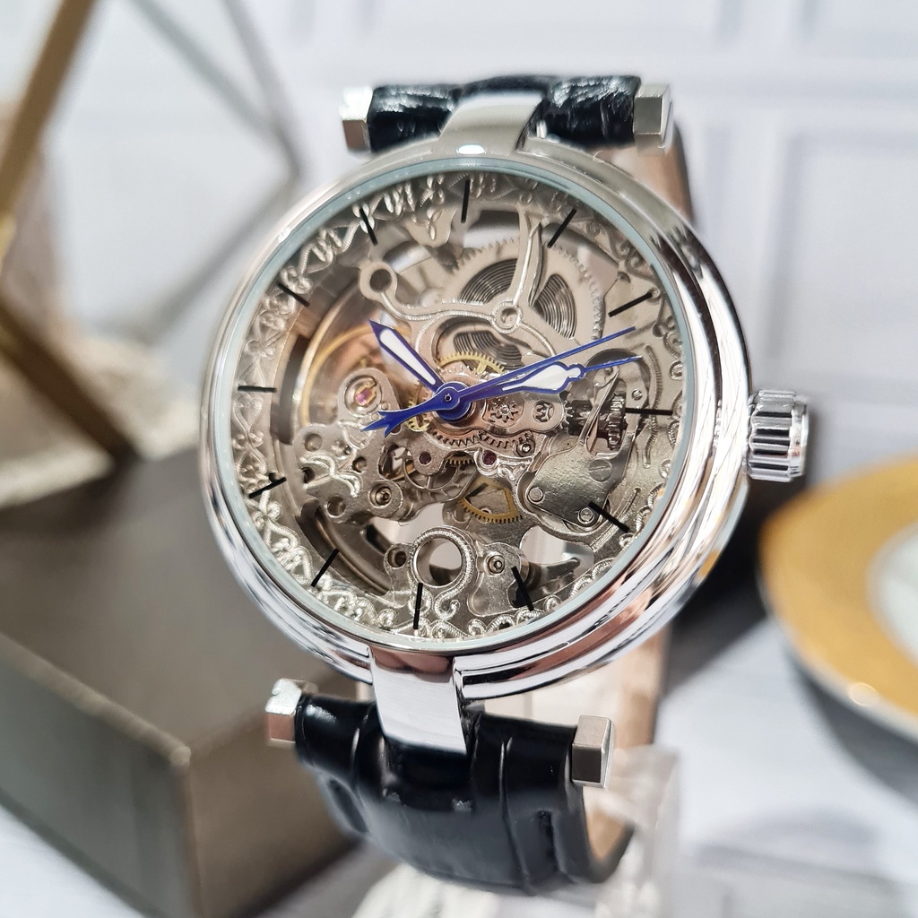 Jual FORSINING Jam Tangan Pria Wanita Unisex Original Automatic ...