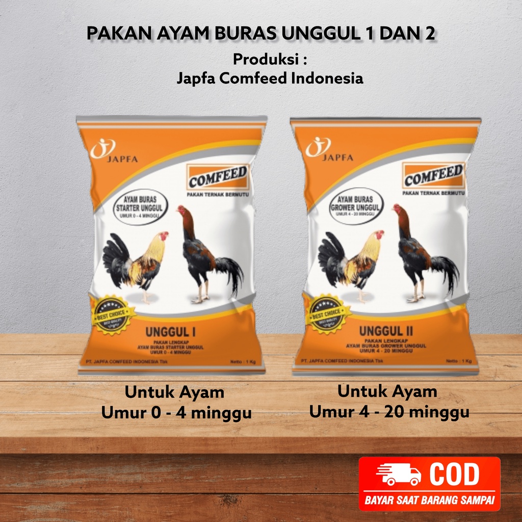 Jual Pakan Ayam Pedaging Unggul 1 / Unggul 2 Pur Ayam Pedaging Makanan ...