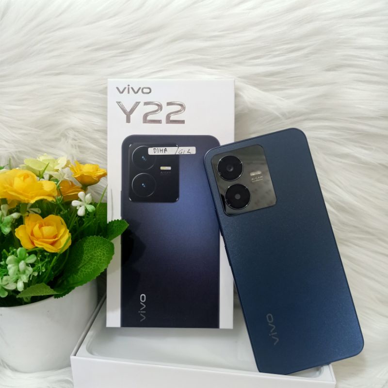 Jual VIVO Y22 4/64GB 6/128GB SECOND FULLSET | Shopee Indonesia