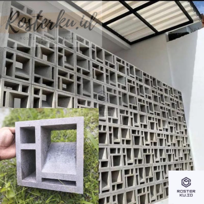 Jual Roster/Roster beton/Roster beton minimalis/loster lb 4 abu ...