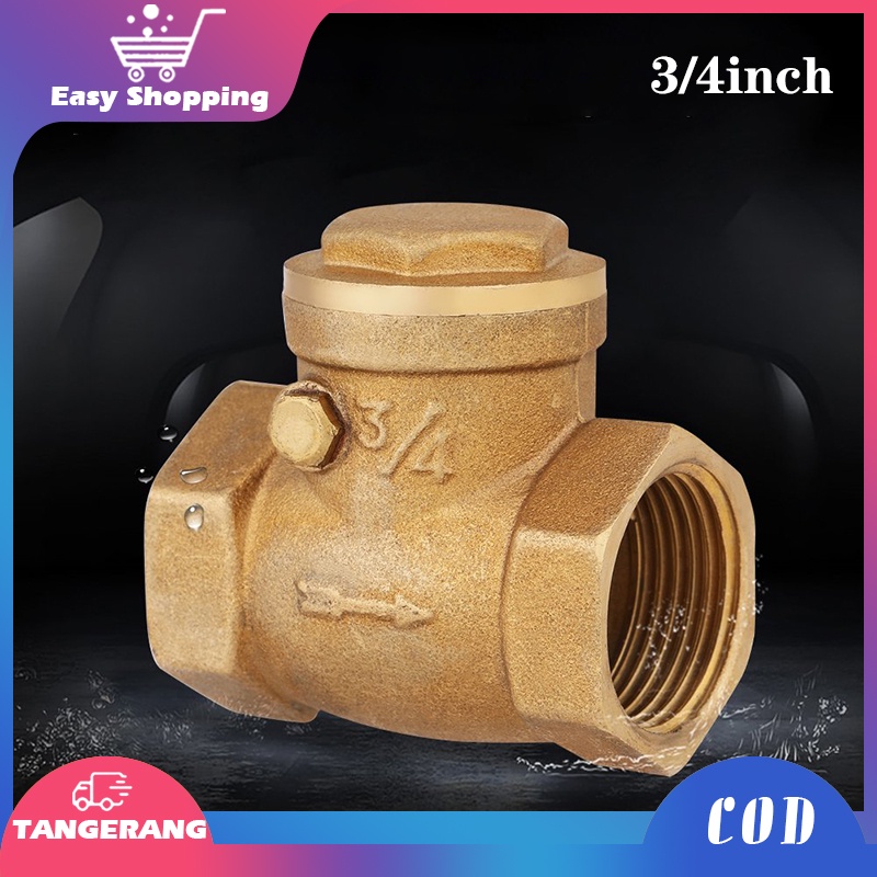 Jual Swing Check Valve 3/4 Inch Perruno Klep Tabok Full Tembaga Klep ... Jual Swing Check Valve 3/4 Inch Perruno Klep Tabok Full Tembaga Klep ...