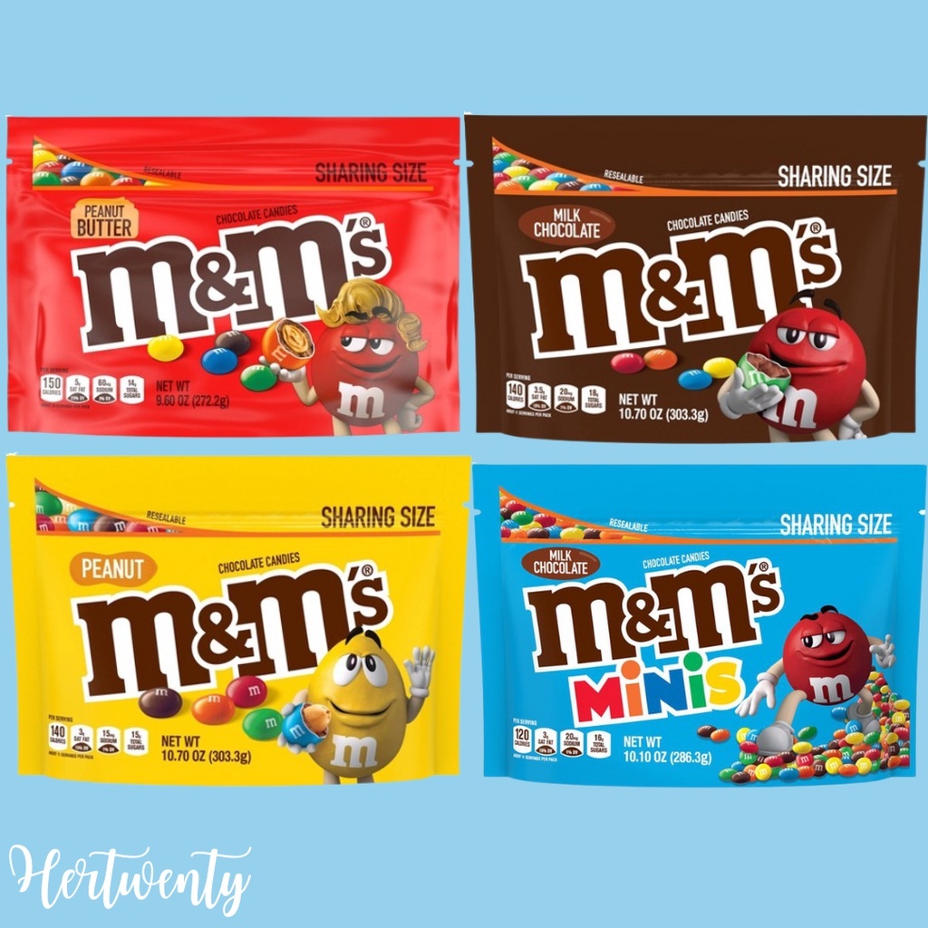Jual M&M's Mnm Chocolate Candy Series Milk Chocolate Sharing Size ...