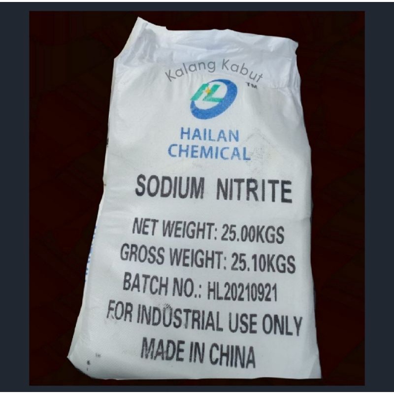 Jual Sodium Nitrit - sodium nitrite - Nano2 teknis - 25 kg | Shopee ...