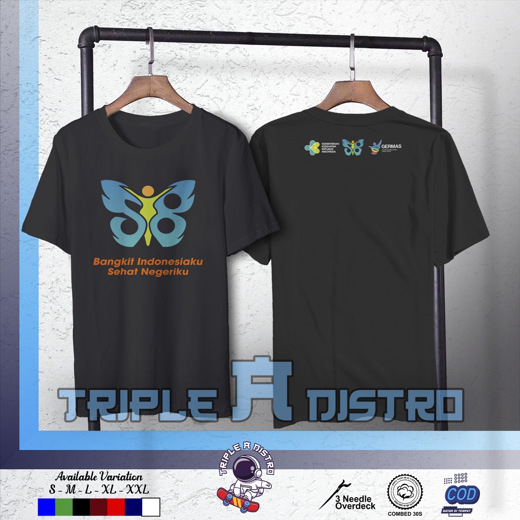 Jual Kaos HKN Hari Kesehatan Nasional ke 58 Bangkit Indonesiaku Sehat ...