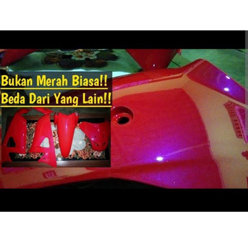 Jual Cat Merah Solid 200 ml+ Lembayung / Mutuara Violet 200 ml | Shopee ...