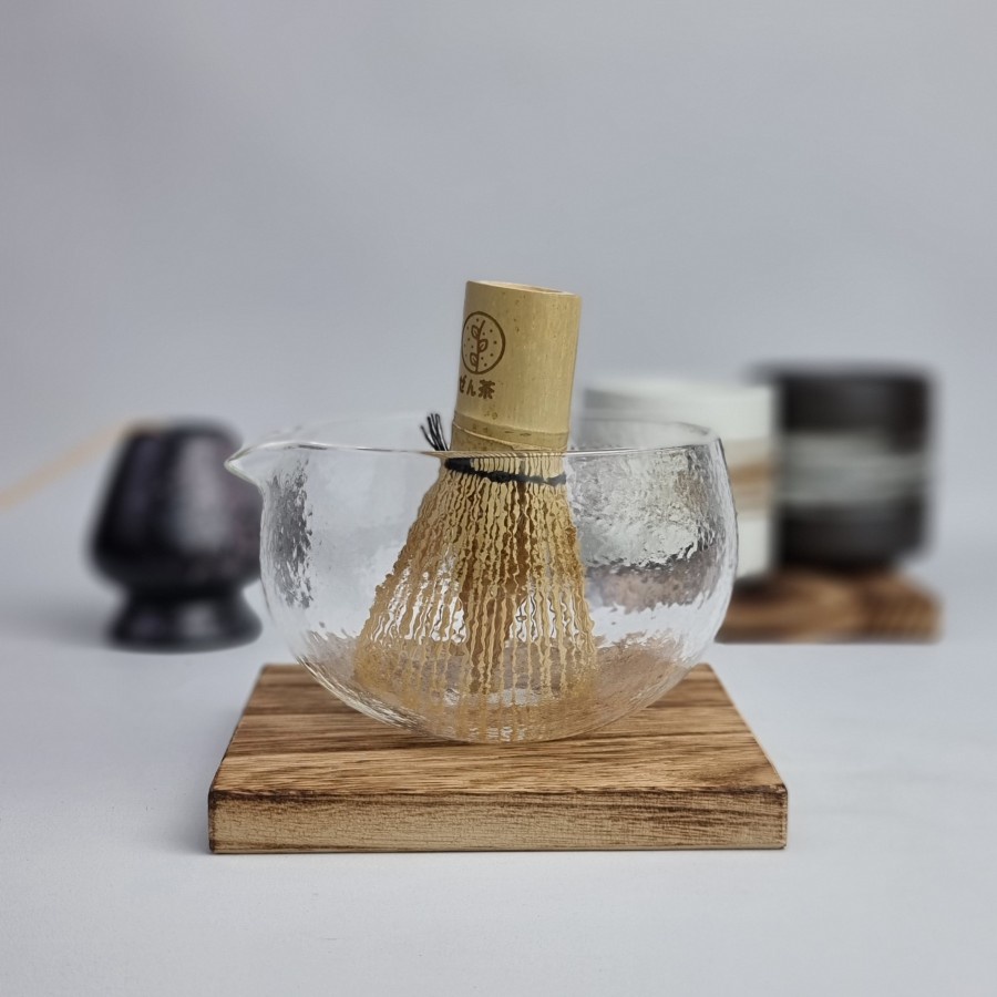 Jual ZenCha - Textured Glass Cha Wan Matcha Bowl - Mangkuk Matcha Kaca ...