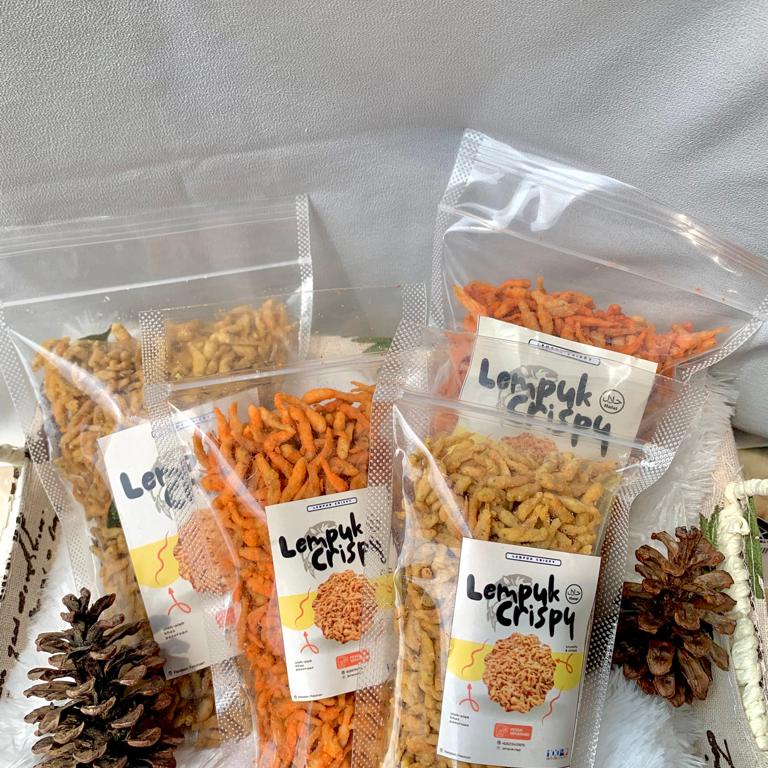 Jual (100 GRAM) LEMPUK CRISPY IKAN KHAS DANAU RANU GRATI | Shopee Indonesia
