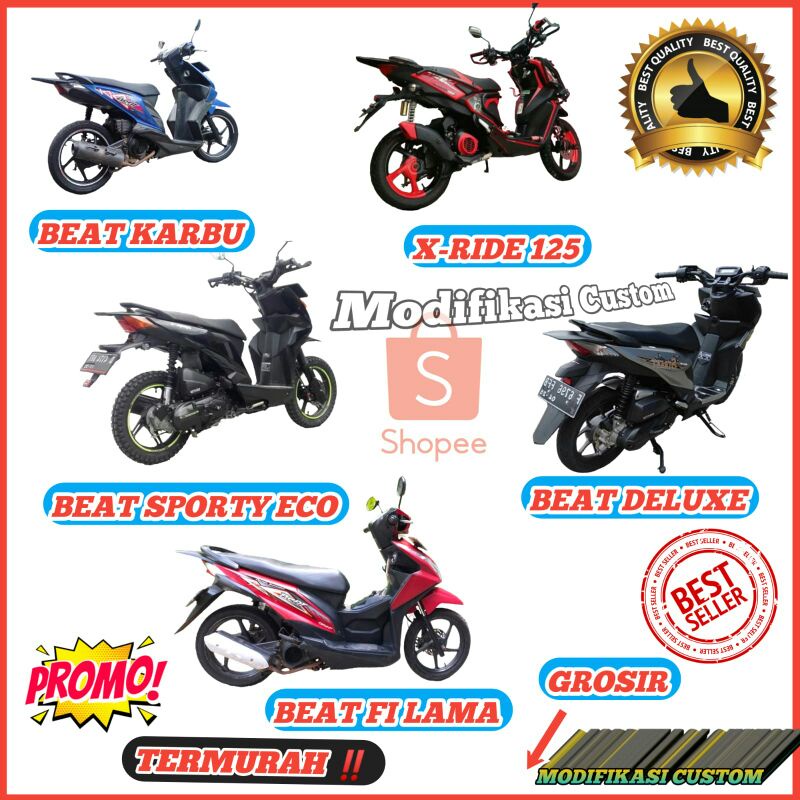 Jual EKOR TAIL CUSTOM CTM XRIDE 125 HONDA BEAT STREET FI ESP DELUXE ...