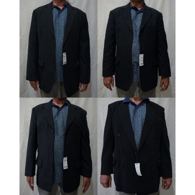 Jual Blazer Hitam Pria/ Blazer Thrift Premium Murah/ Jas Kerja/ Jas ...