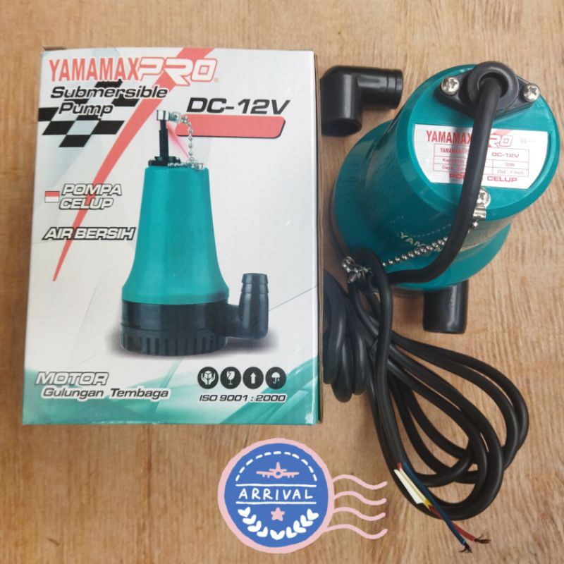 Jual Pompa Air Celup DC 12V Aki Yamamax Pro Asli | Shopee Indonesia