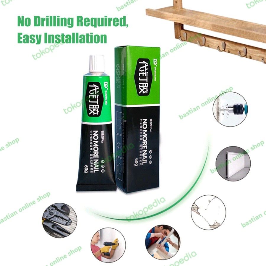 Jual Lem Perekat Kuat Cepat Kering Untuk Kaca / Metal / Keramik ...