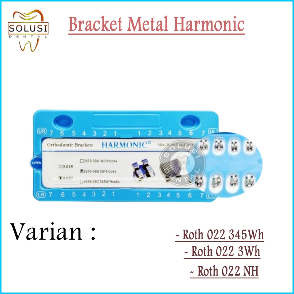 Jual Harmonic Bracket Behel Gigi Metal Mini 022 3wh Roth | Shopee Indonesia