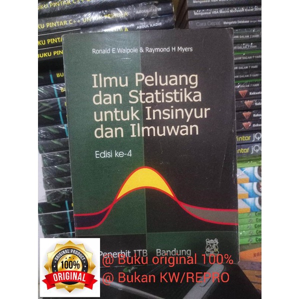 Jual buku original : ilmu peluang dan statistika untuk insinyur dan ilmuwan | Shopee Indonesia