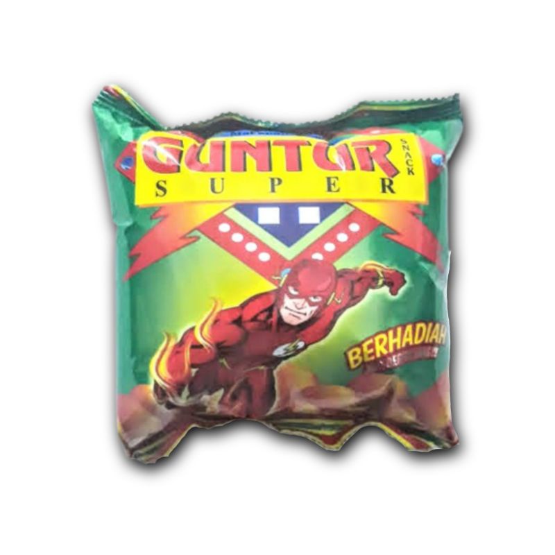 Jual Snack Guntur Super 15gr Snack Jadul Berhadiah - 1pack 10pcs ...