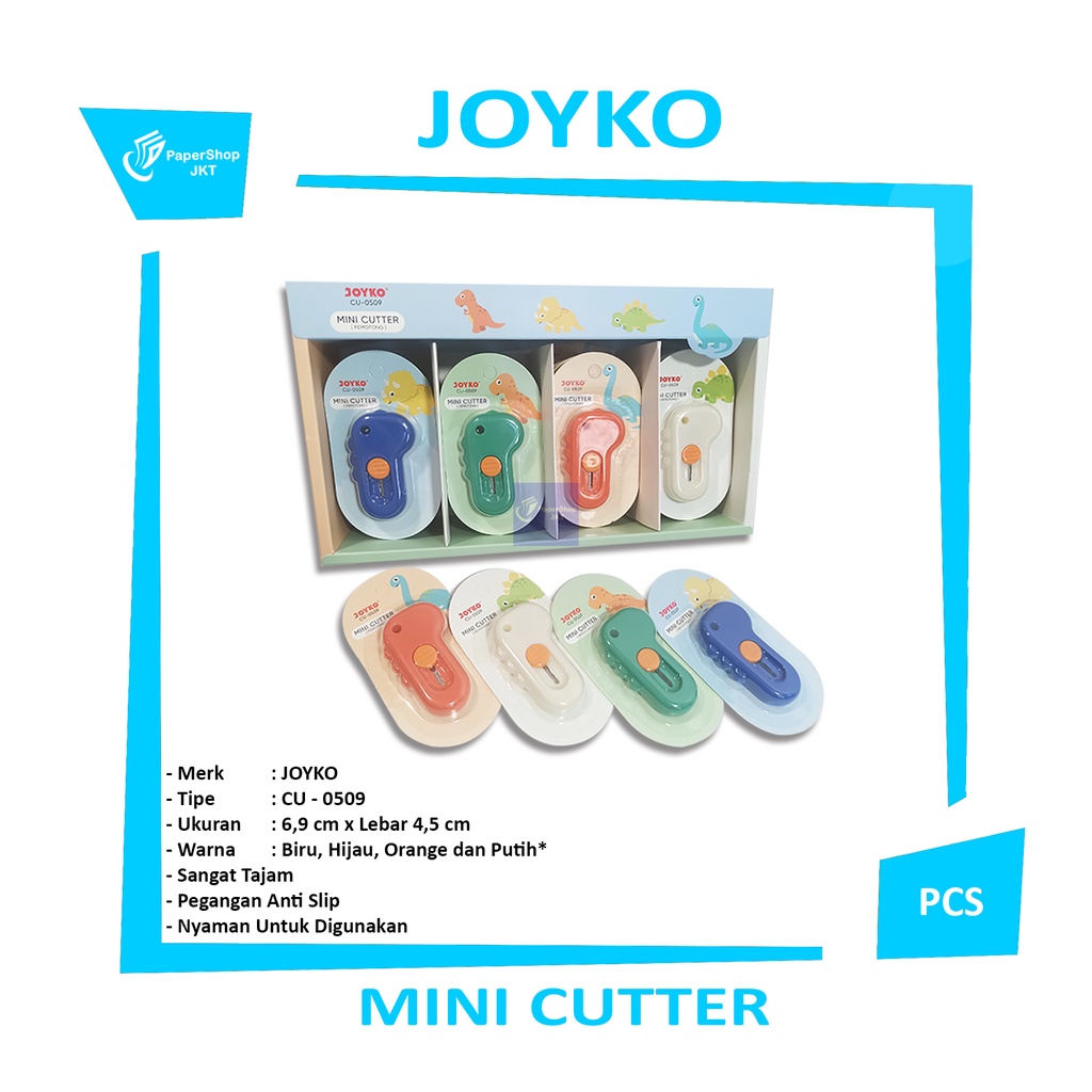 Jual JOYKO Mini Cutter / Cutter Kecil CU - 0509 - Pcs | Shopee Indonesia