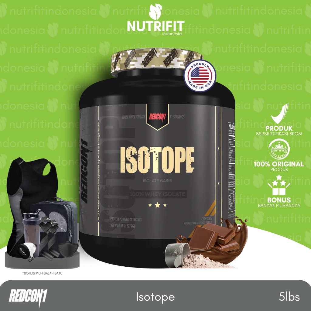 Jual Redcon1 Isotope 100% Whey Protein Isolate Gains 5lbs | Shopee ...