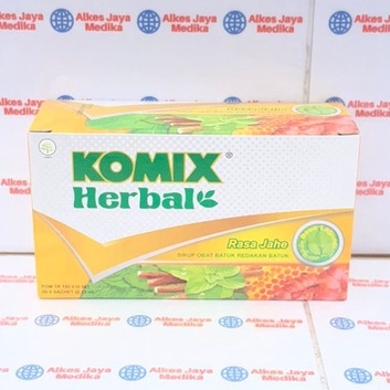 Jual Komix Herbal Rasa Jahe Box Isi 6 Sachet @15 ml - Obat Batuk ...
