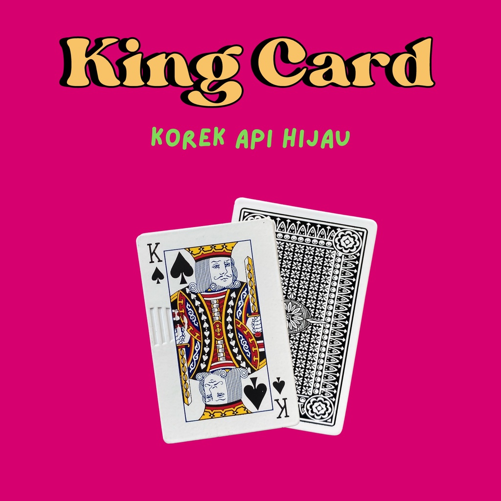 Jual KING CARD [KOREK API HIJAU/GREEN FLAMES/KOREK KARTU] | KOREK VIRAL ...