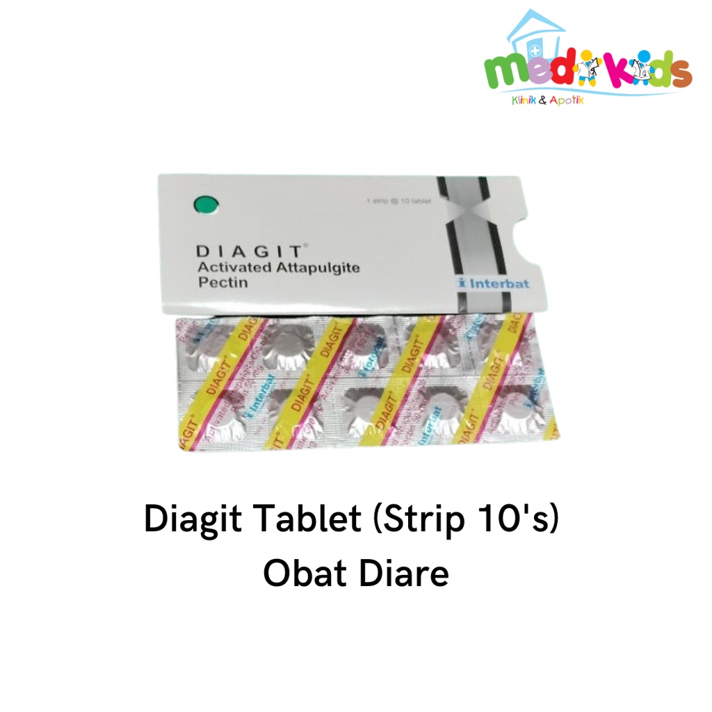 Jual Diagit Tablet Strip Diare | Shopee Indonesia