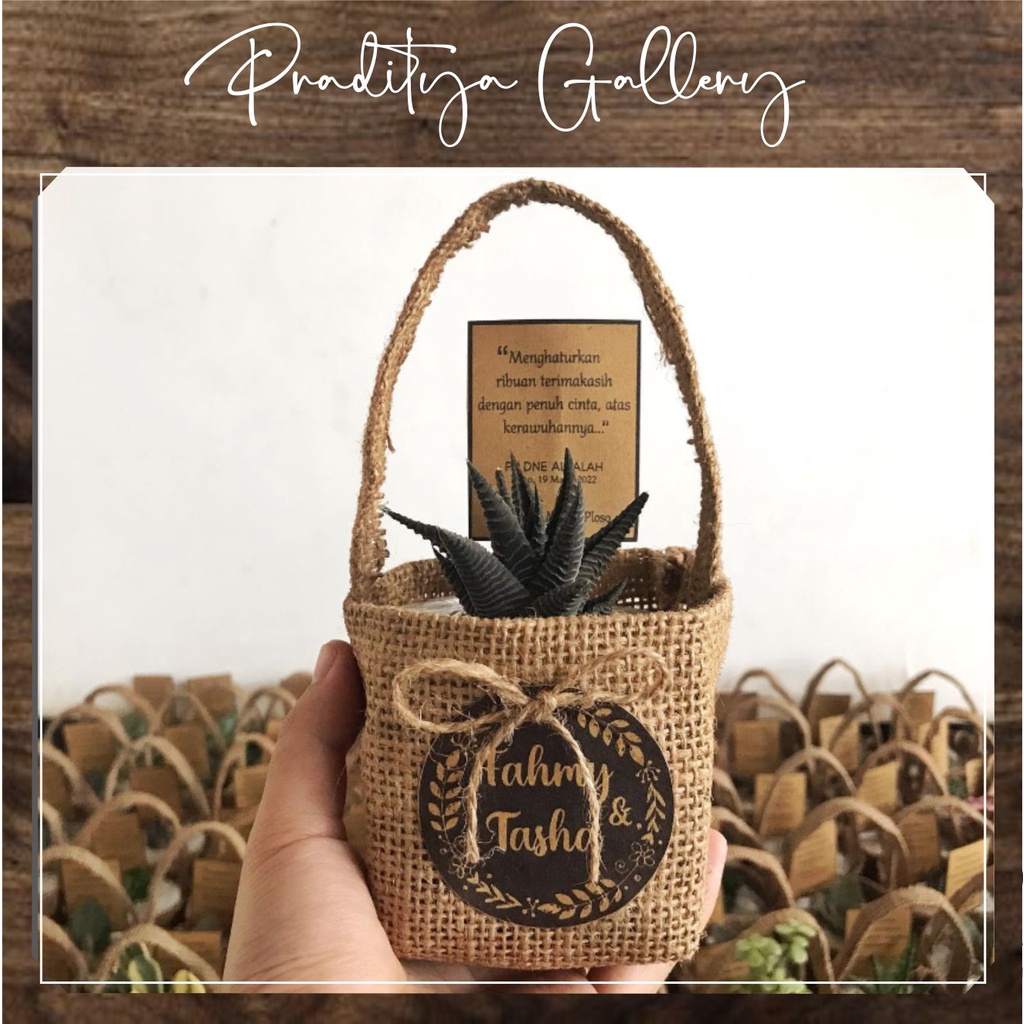 Jual Goni bag ( 1 lusin ) / Tas goni / packaging kaktus | Shopee Indonesia