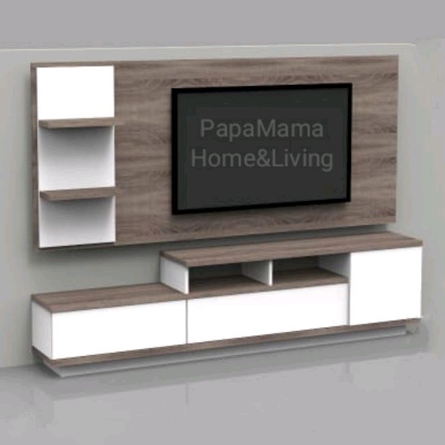 Jual Lemari TV Gantung - Rak TV Gantung Minimalis - Lemari TV AVR Wall ...