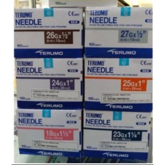Jual Needle Terumo 26g Dan 27g (Ecer/ Per Pcs) | Shopee Indonesia