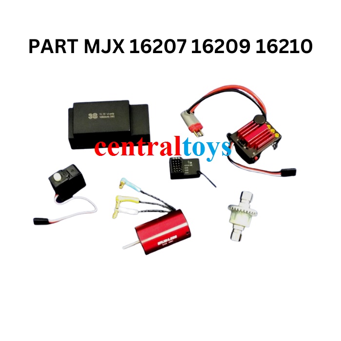 Jual part MJX 16207 16209 16210 baterai 3s esc receiver motor brushless gear | Shopee Indonesia
