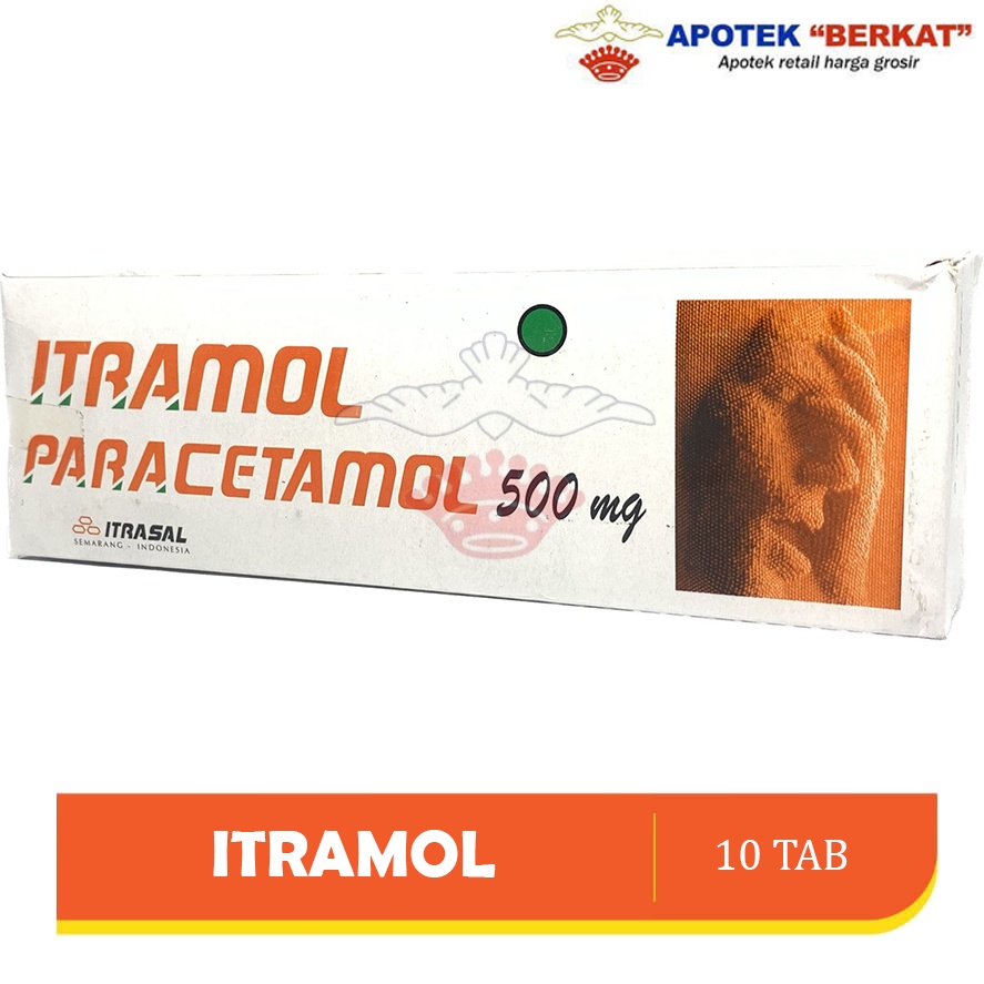 Jual ITRAMOL 500 MG BOX STRIP ISI 10 KAPLES / SAKIT KEPALA / SAKIT GIGI ...