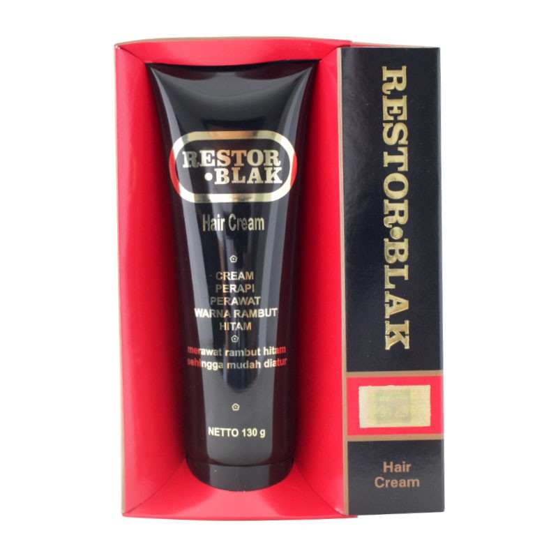 Jual Restor Blak Hair Cream 130 Gram Cream Rambut Pewarna Rambut ...