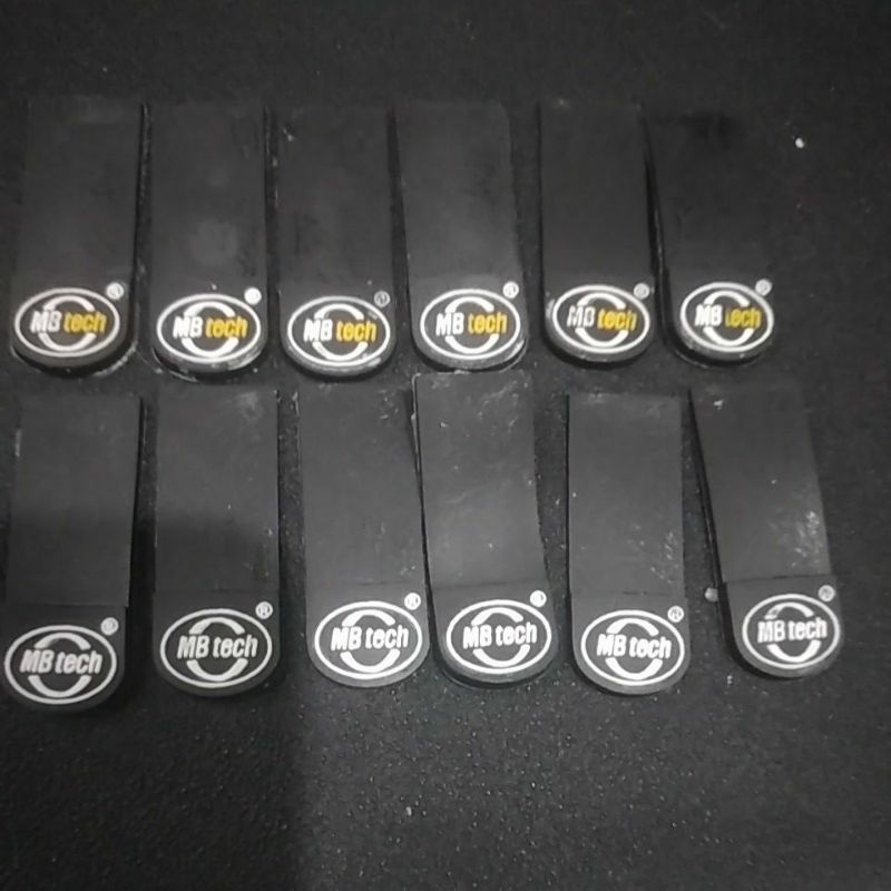 Jual LOGO emblem lebel karet MBTECH BULAT | Shopee Indonesia