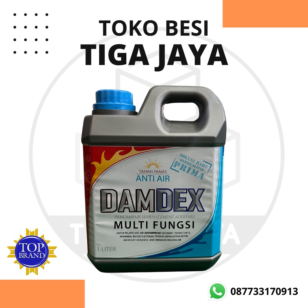 Jual damdex campuran semen beton 1liter | Shopee Indonesia