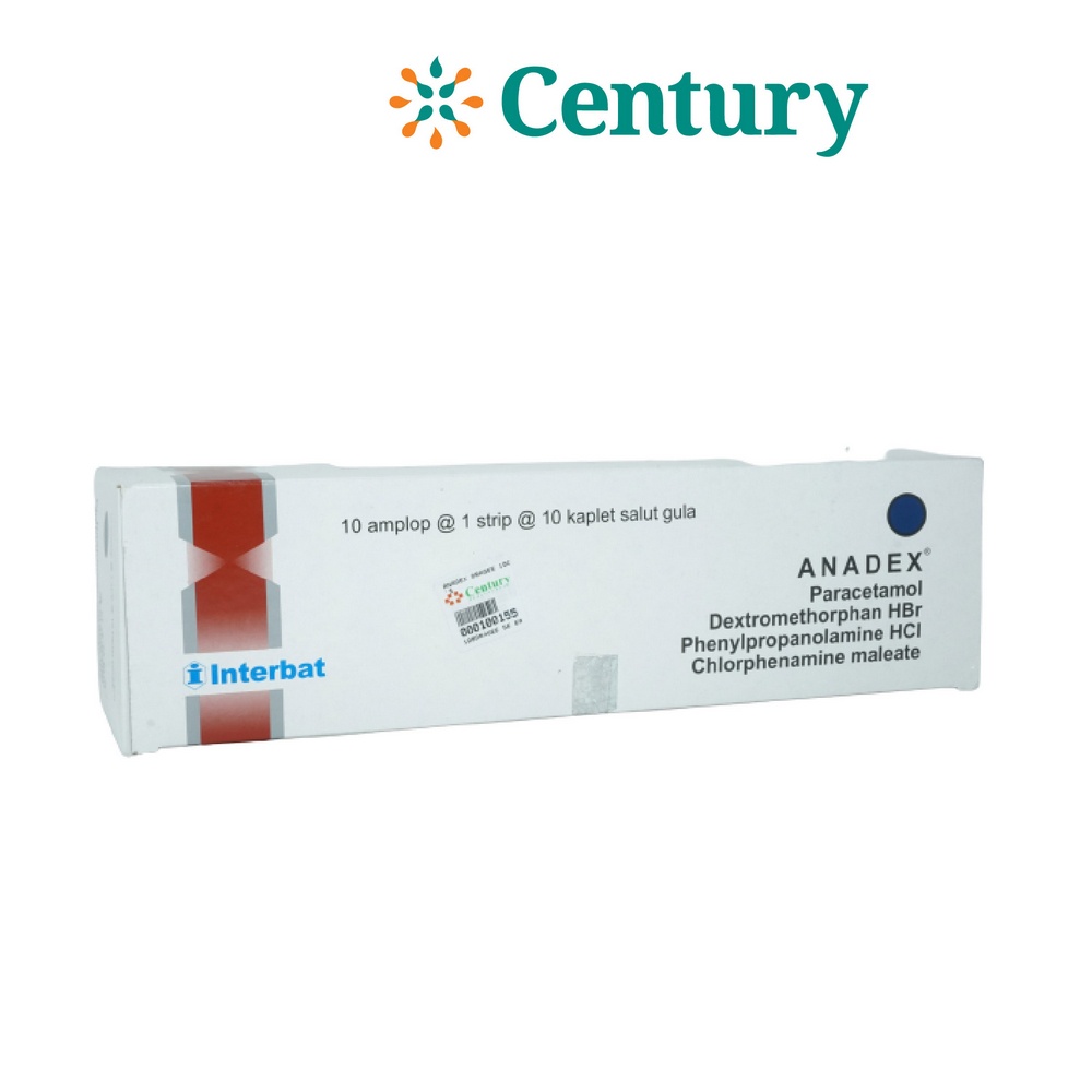 Jual ANADEX DRAGEE 1 STRIP 10 TABLET / FLU / BATUK / DEMAM / SAKIT ...