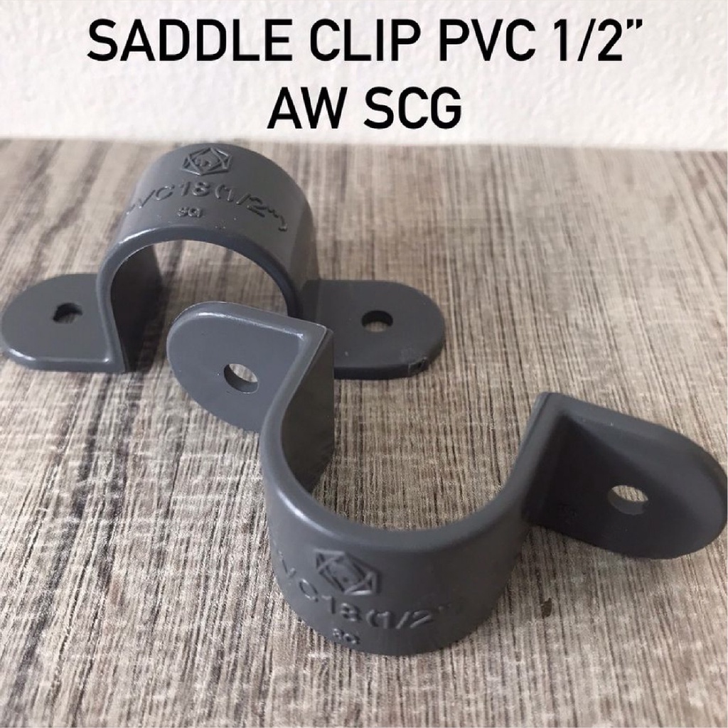 Jual Saddle Clip / Klem Pipa PVC 1/2" AW SCG | Shopee Indonesia