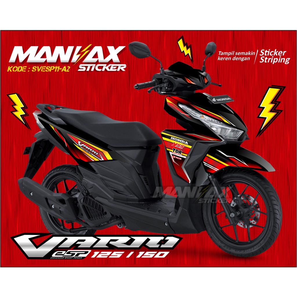 Jual Sticker Vario 125 - Striping Stiker HONDA VARIO 150 LED 2015 - Stiker Motor Vario | Shopee ...