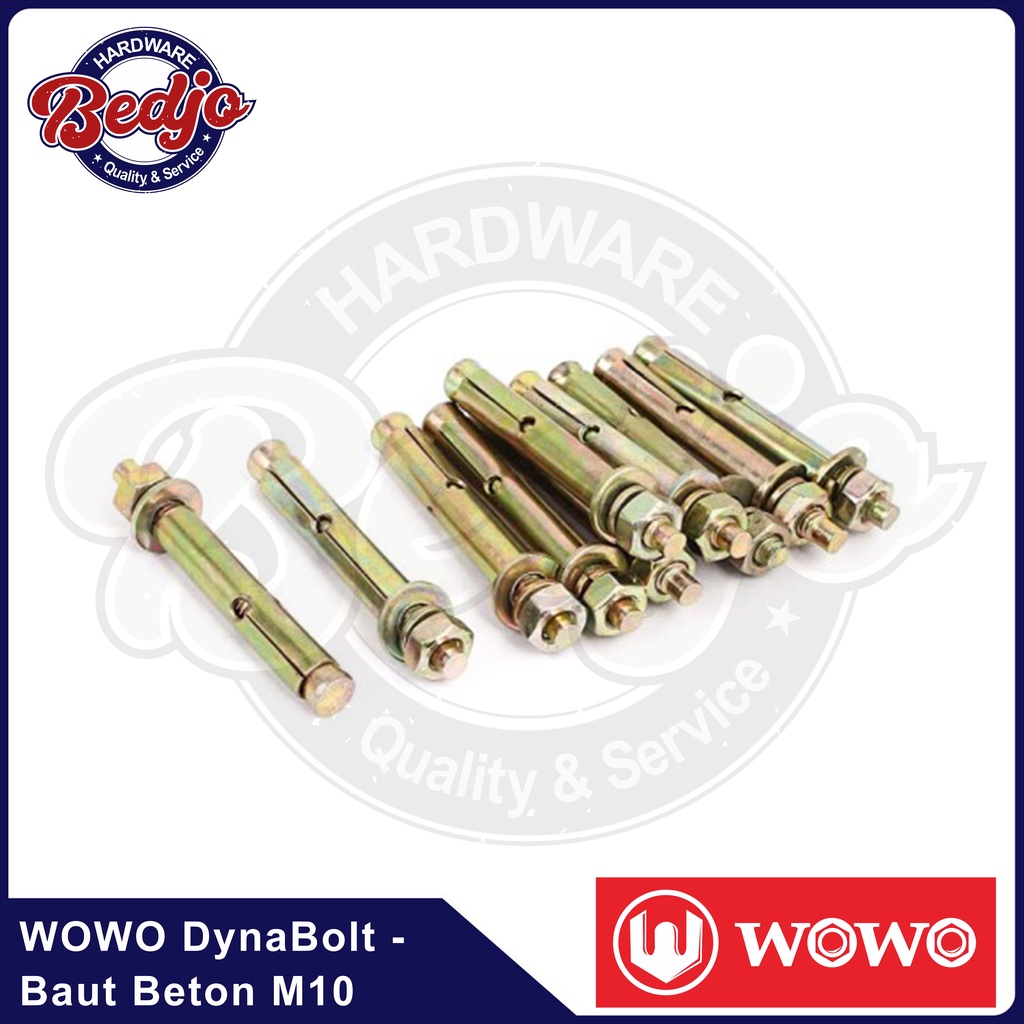 Jual Wowo Dyna Bolt M 10 - Dynabolt Baut Beton M10 | Shopee Indonesia