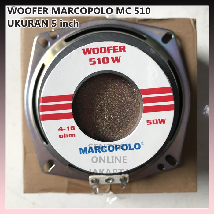 Jual SPEAKER WOOFER 5 inch MARCOPOLO MC-510W MC 510 W DOUBLE MAGNET 5 in SUB WOOFER | Shopee ...