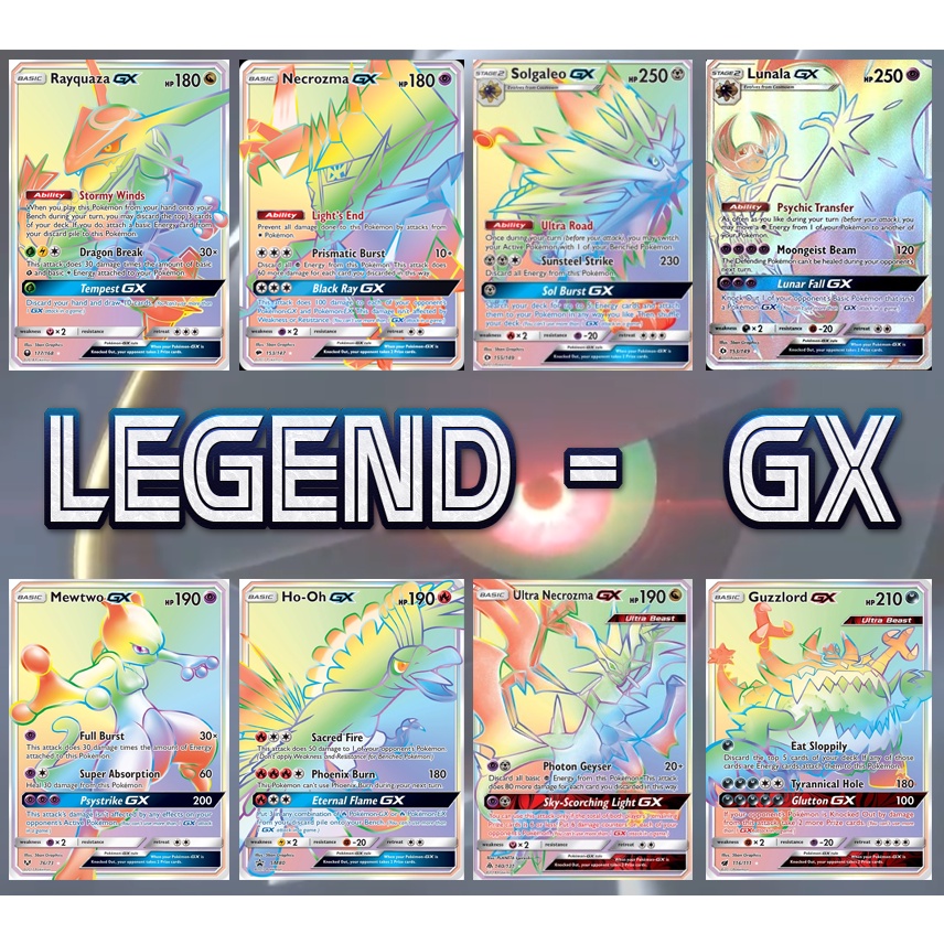 Jual KARTU POKEMON TCG RAINBOW GX HOLOGRAM ENGLISH VERSION SPECIAL LEGENDARY | Shopee Indonesia