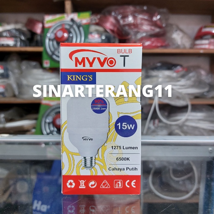 Jual LAMPU LED MYVO KINGS 15 WATT, MYVO KINGS 15W, BERGARANSI 1 TAHUN ...