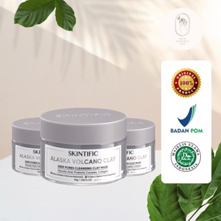 Jual SKINTIFIC Alaska Volcano Clay Mask Deep Pores Cleansing Mud Mask ...
