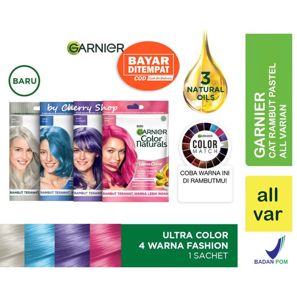 Jual [WARNA PASTEL] [BPOM] Garnier Cat Rambut COLOR SACHET PASTEL ...