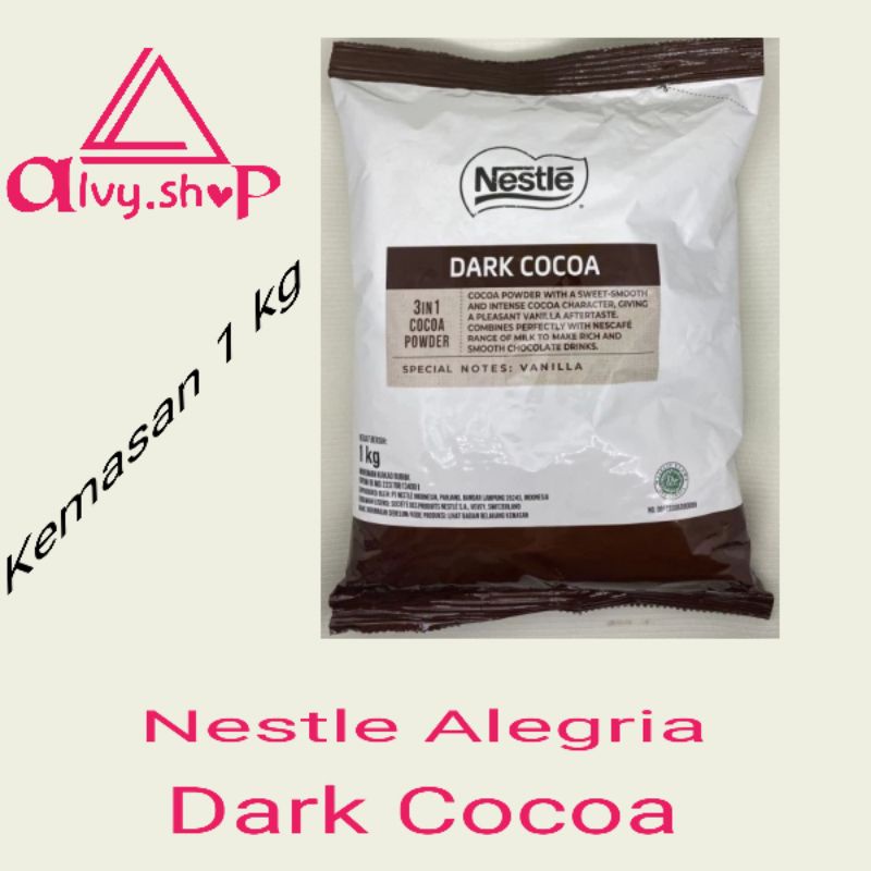 Jual Nestle Alegria Dark Cocoa 1 kg Coklat Bubuk | Shopee Indonesia
