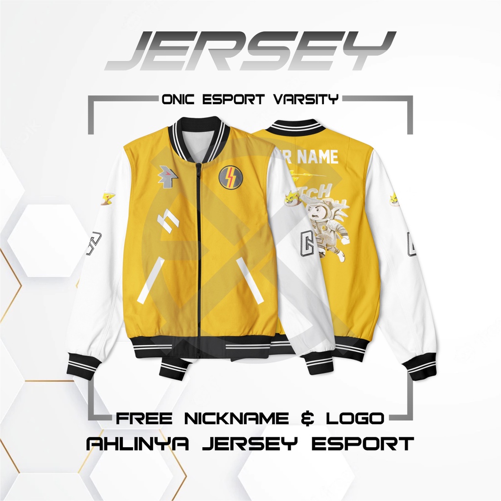 Jual Jaket ONIC ESPORTS TERBARU 2022 SEASON 10 Varsity Full Printing ...