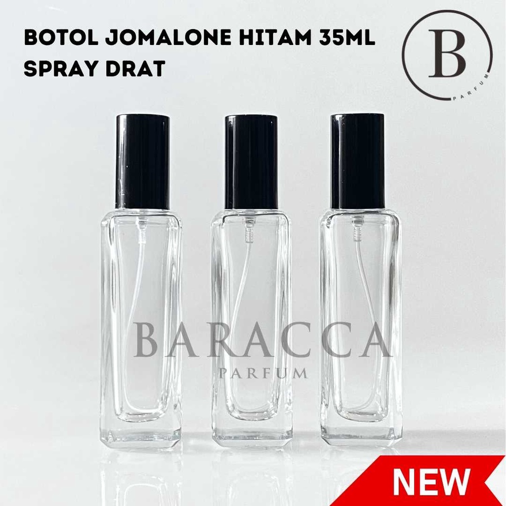 Jual Botol Parfum Jo Malone 35ML Drat Hitam - Botol Parfum Kosong Jo ...