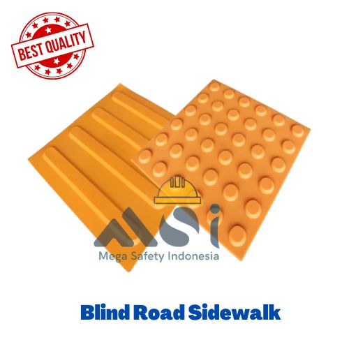 Jual Blind Road Sidewalk/Safety Rubber Tile Brick / Tactile Paving ...