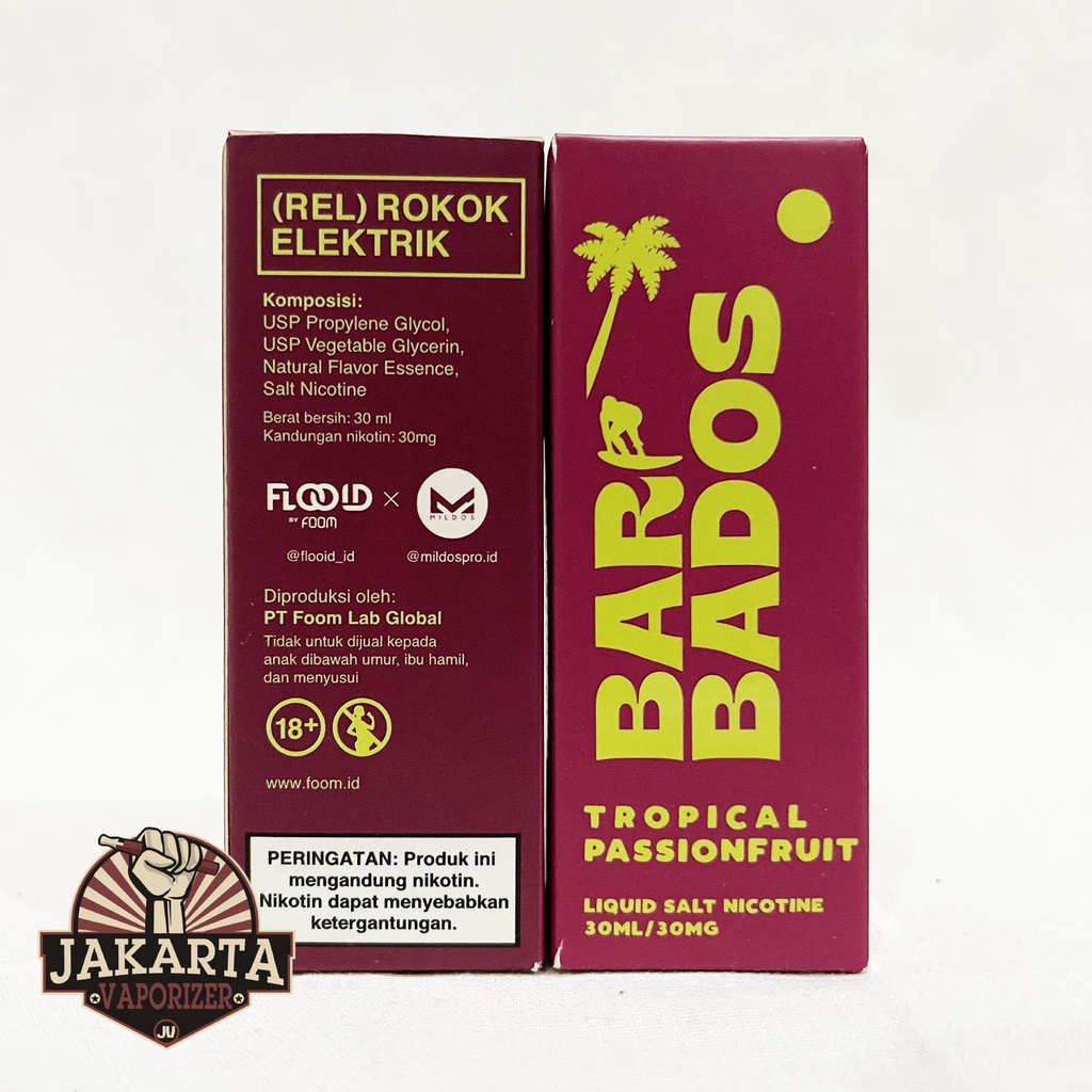 Jual [SALT] FOOM BARBADOS TROPICAL SERIES SALTNIC 30ML 30MG BY FOOM ...