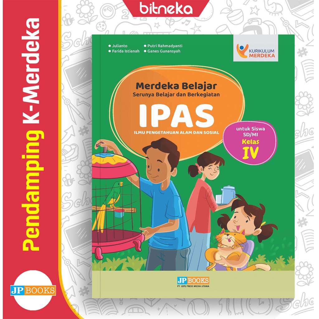 Jual Buku Teks Pendamping IPAS Kelas SD/MI 4 Kurikulum Merdeka - JPBOOKS | Shopee Indonesia